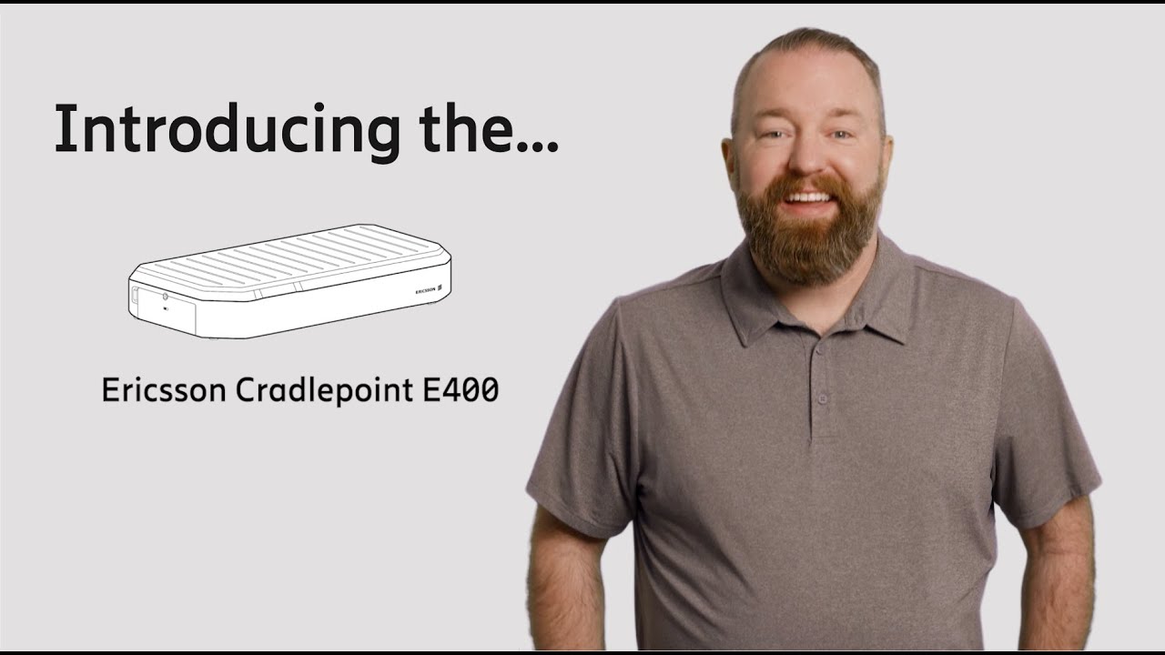 Unboxing the Ericsson Cradlepoint E400 routing and security appliance ...