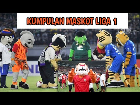 Kumpulan Maskot BRI LIGA 1, Unik lucu dan menghibur para penonton - YouTube