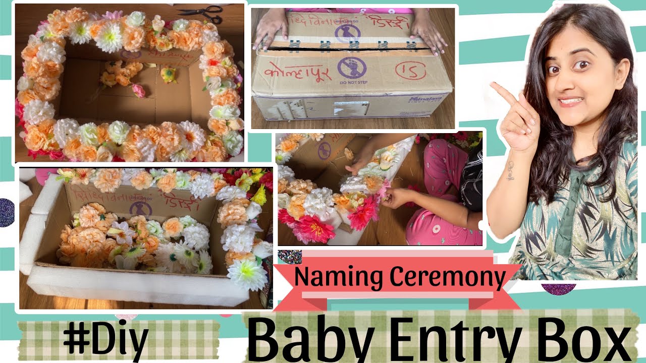 Flower Basket || Welcome Baby Entry Box| | Naming Ceremony Grand Entry ...