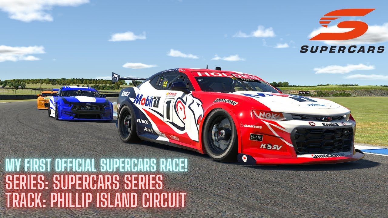 My first ever official Supercars race at Phillip Island! Top split ...