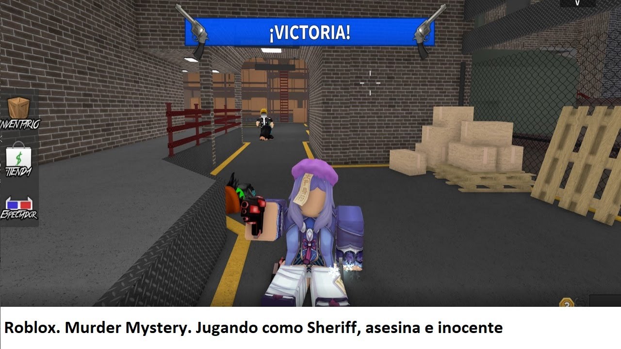 Murder Mystery en Roblox jugando como asesina, sheriff e inocente - YouTube