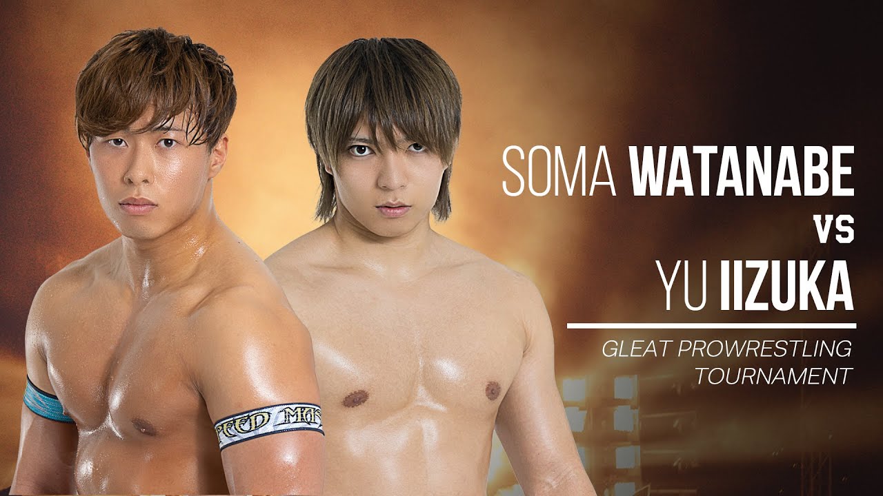 【#GLEAT実験マッチ 第5弾】第2試合 G PROWRESTLING トーナメント (30分1本勝負) 渡辺壮馬 vs 飯塚優｜GLEAT ...