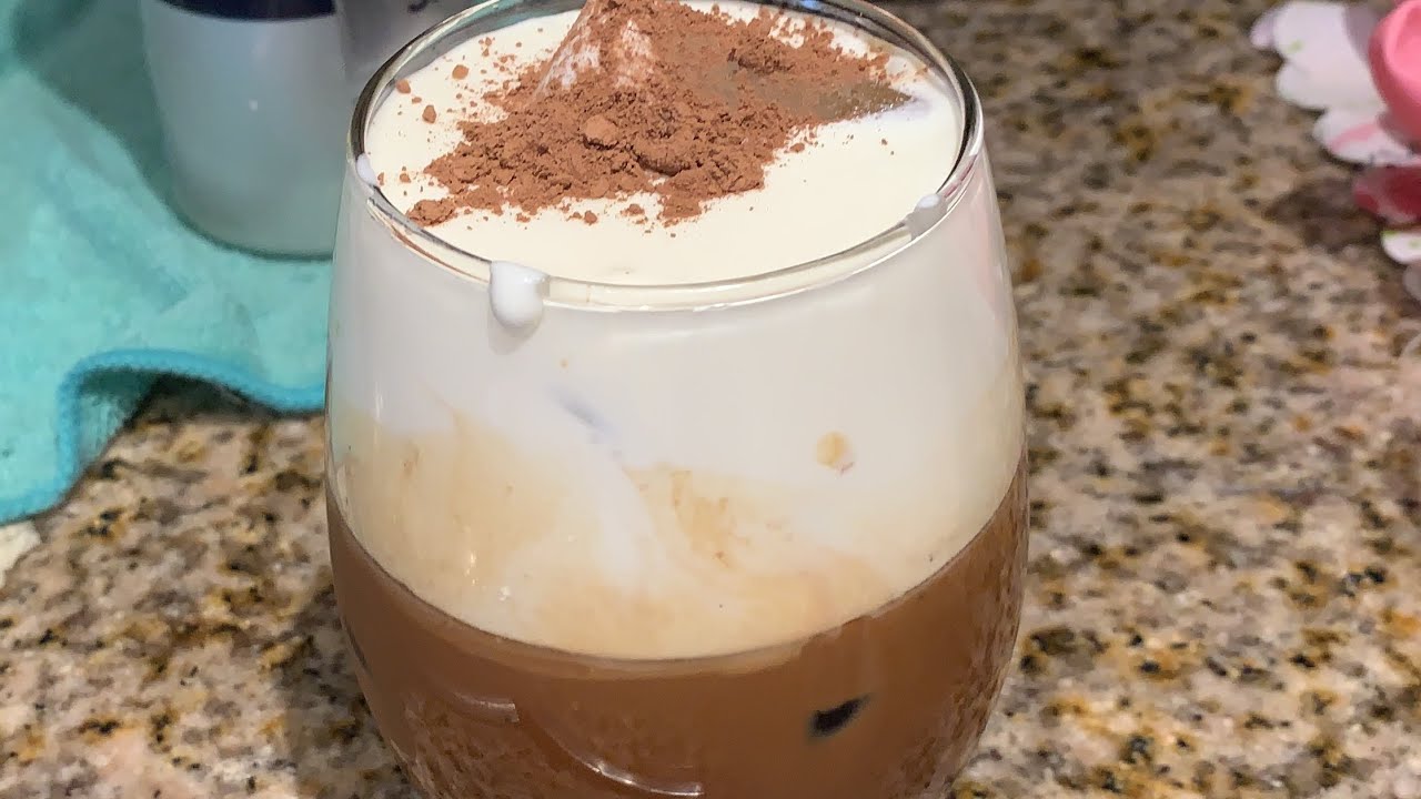 Cách pha Cà Phê Việt Nam hazelnut kem mặn/How to make Hazelnut salted ...