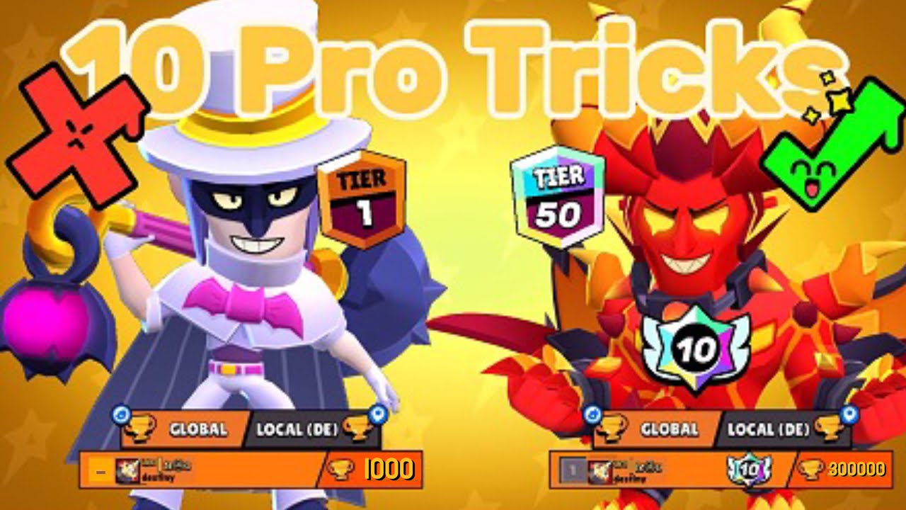 10 Pro Tricks for Brawl stars - YouTube