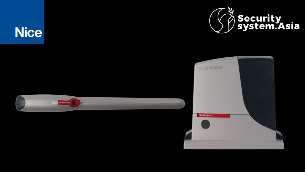 NICE High Speed Series Automation Gate | www.securitysystem.asia - YouTube