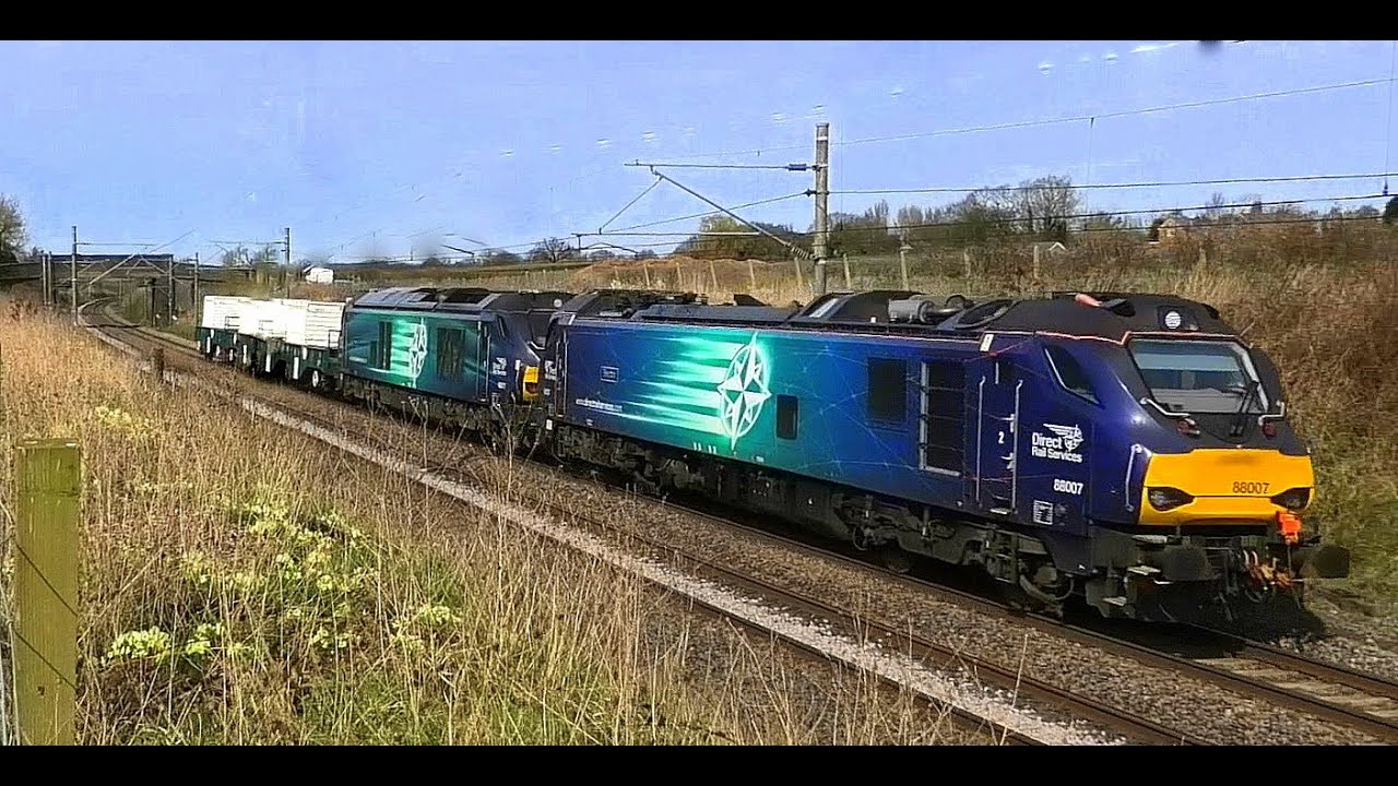 'NUCLEAR' train passing through Acton Bridge! 21st March 2020 - YouTube