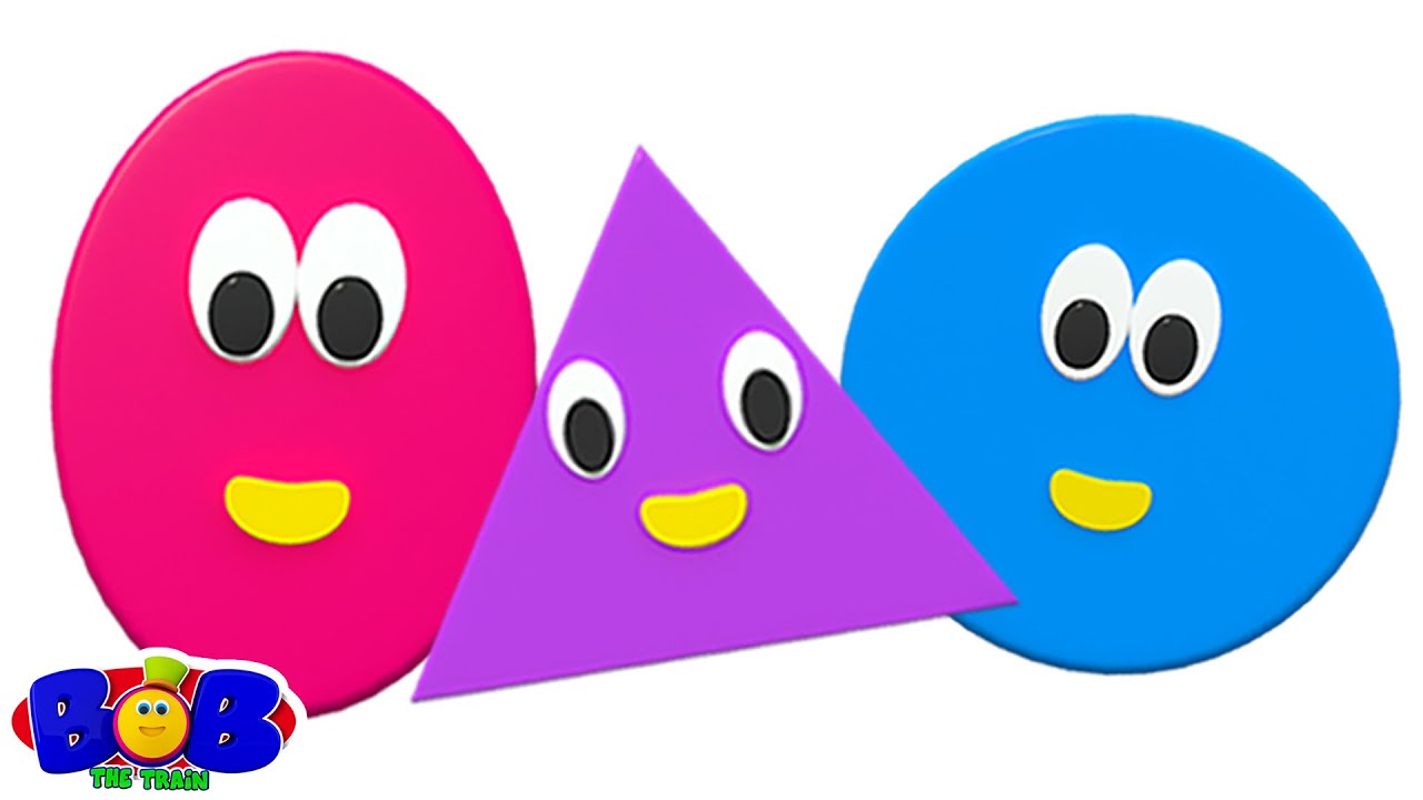 Five Little Shapes, We Are Shapes, Cartoon Learning Videos by Kids Tv ...