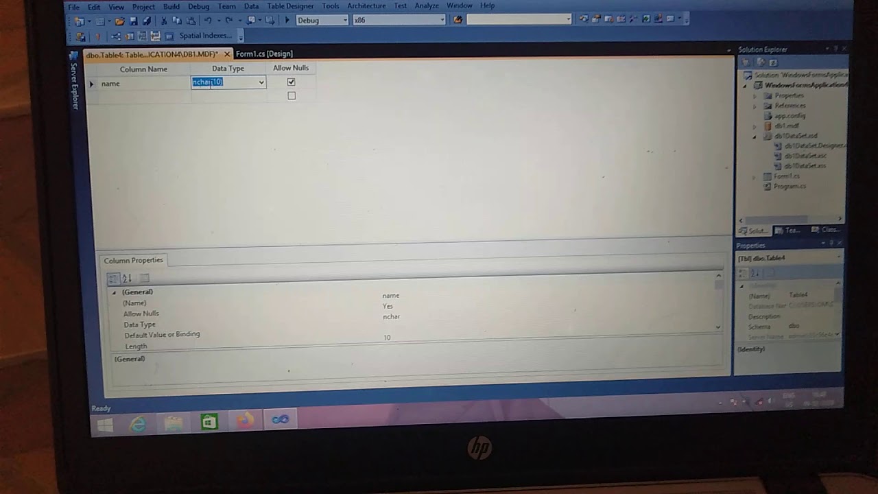 .net language || how to connect database connectivity in visual studio ...