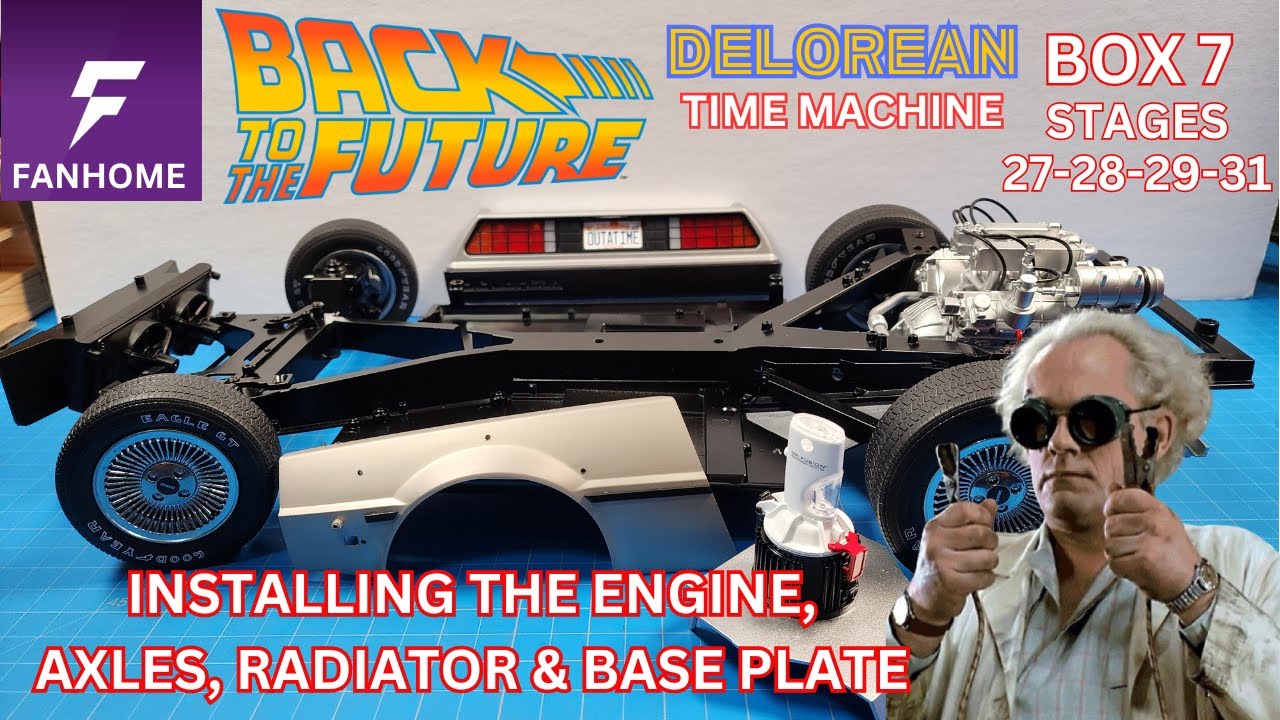 Fanhome Build the Back to the Future DeLorean Box 7 Stages 27-28-29- 31 ...