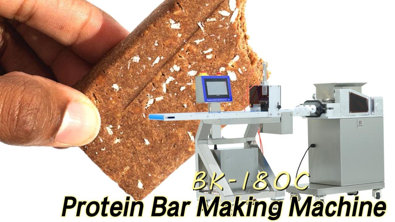 Three Line Protein Bar Extruder Machine 2023 (BK-180C Energy Bar Making ...