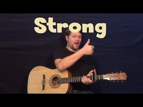 Strong (One Direction) Easy Guitar Lesson How to Play Tutorial - YouTube