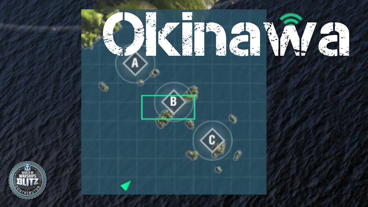 Map Tactics : Okinawa - World of Warships Blitz - YouTube