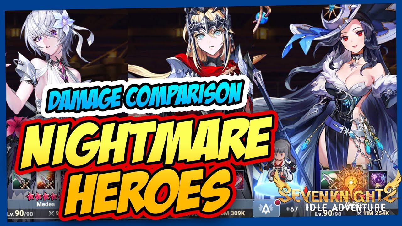 TESTED! ALCYION vs VELIKA vs MEDEA: DAMAGE COMPARISON! 🔥 Seven Knights ...