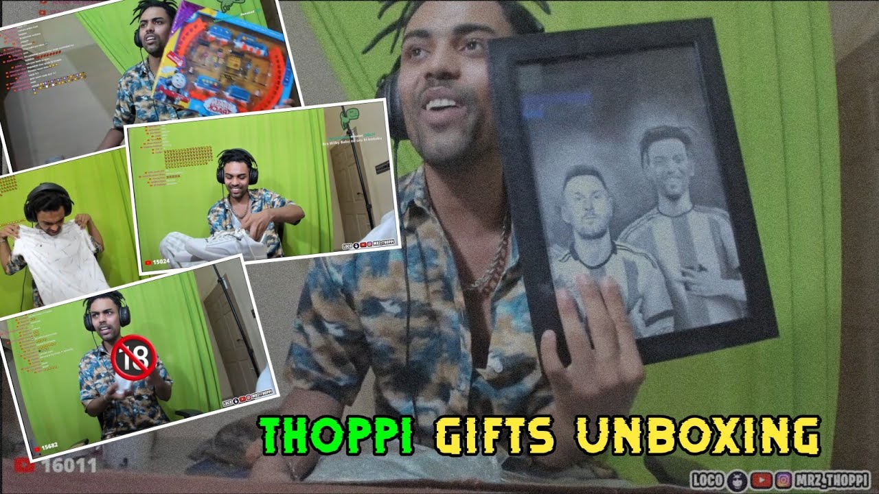 Thoppi gift unboxing 🤣😅 #mrzthoppi #thoppi - YouTube