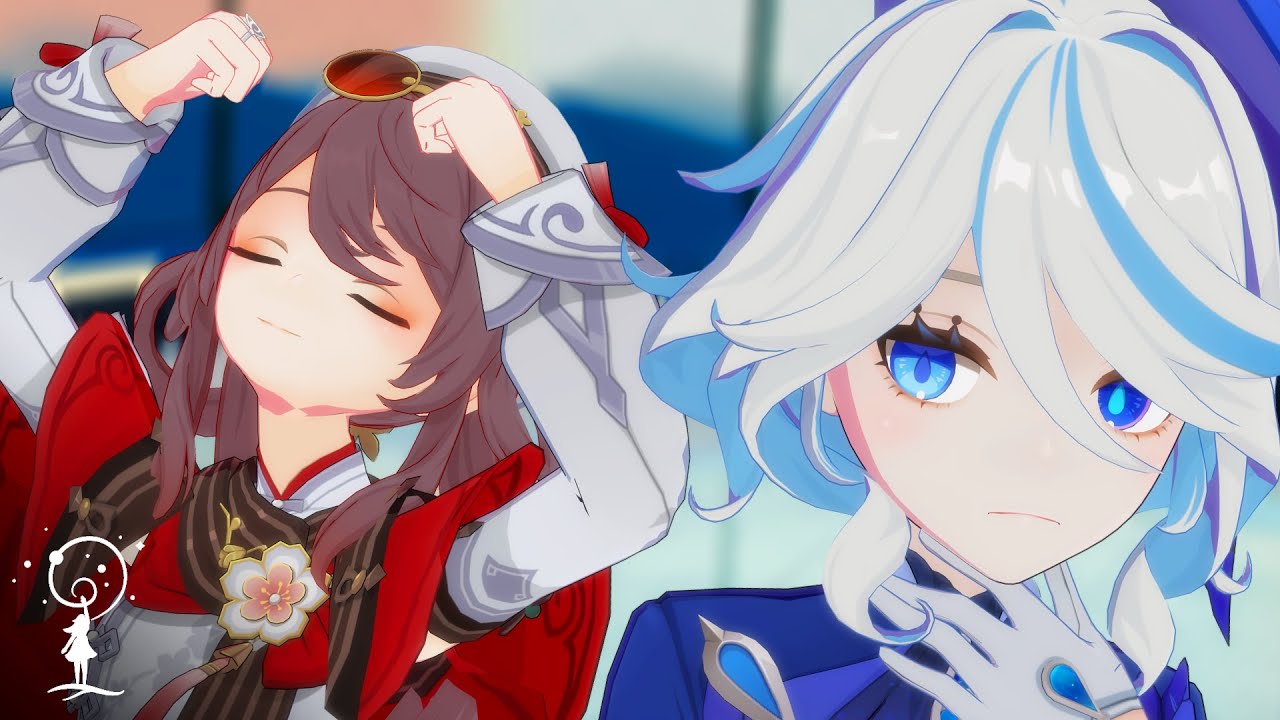 Hu Tao & Furina Dance – Lonely Lonely | 1 Hour Loop | Vintage Ева Edit | Genshin Impact ...