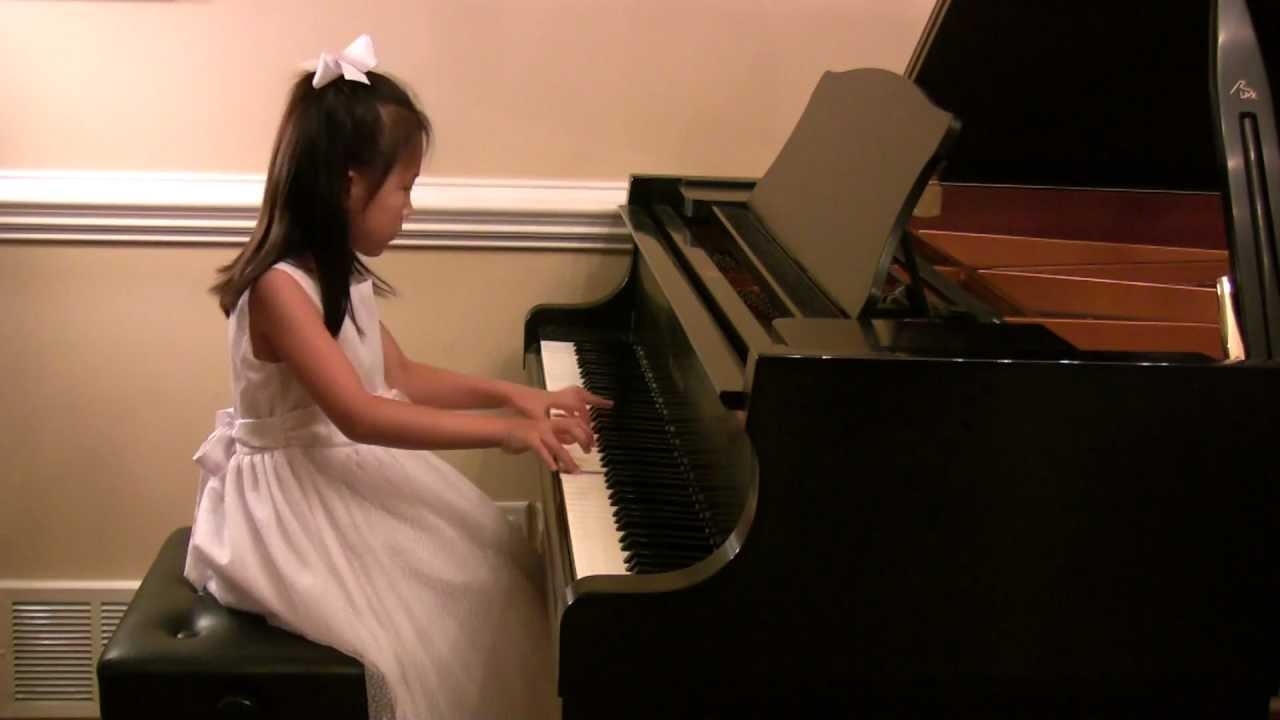 Chopin Waltz in A minor (posth.) - Marissa Liu (Age 6) - YouTube
