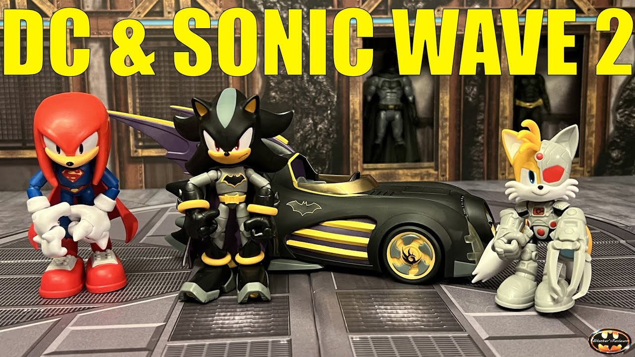Jakks Pacific DC & Sonic Wave 2 Knuckles As Superman Shadow As Batman ...