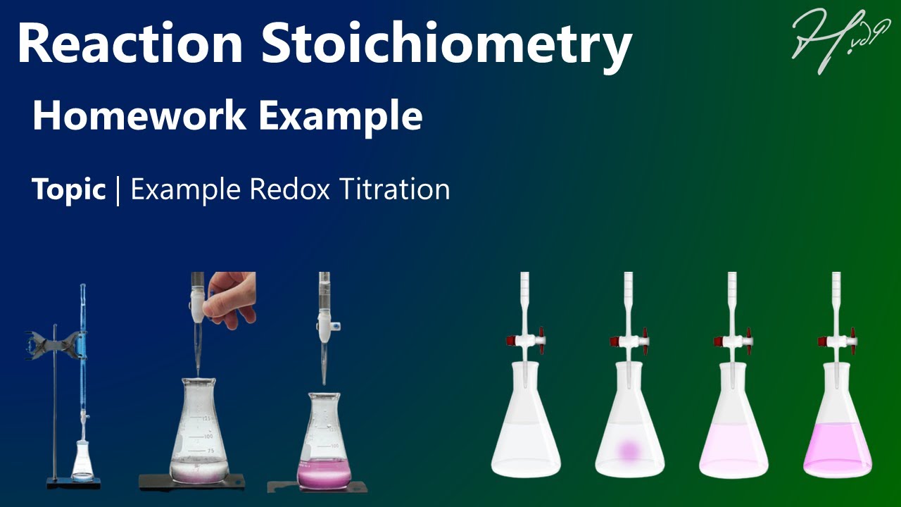 Example Redox Titration - YouTube