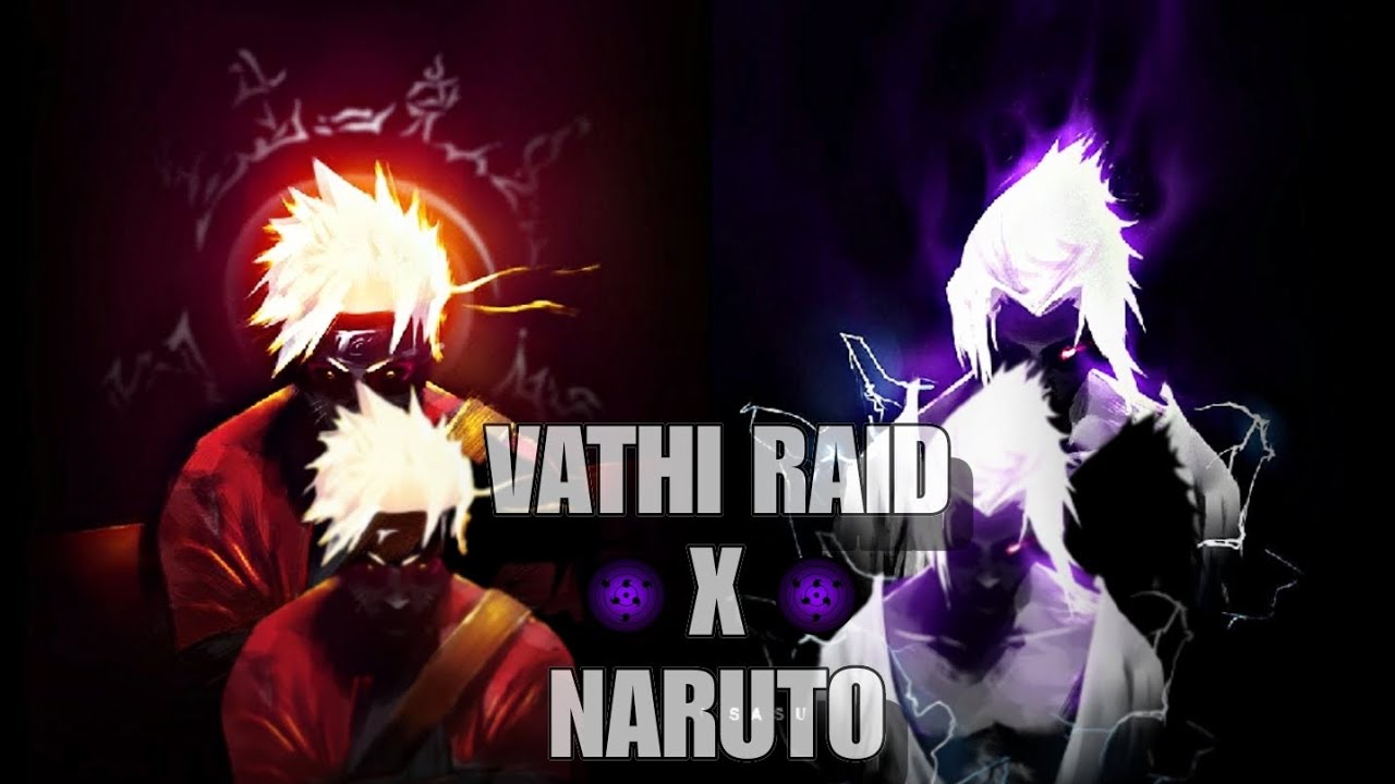 NARUTO X VATHI RAID SONG REMIX BY @VFX_ABHI_123 - YouTube