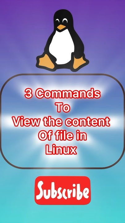 How to view the content of file in Linux? | cat, less, more command #linux #shorts #shortsfeed ...