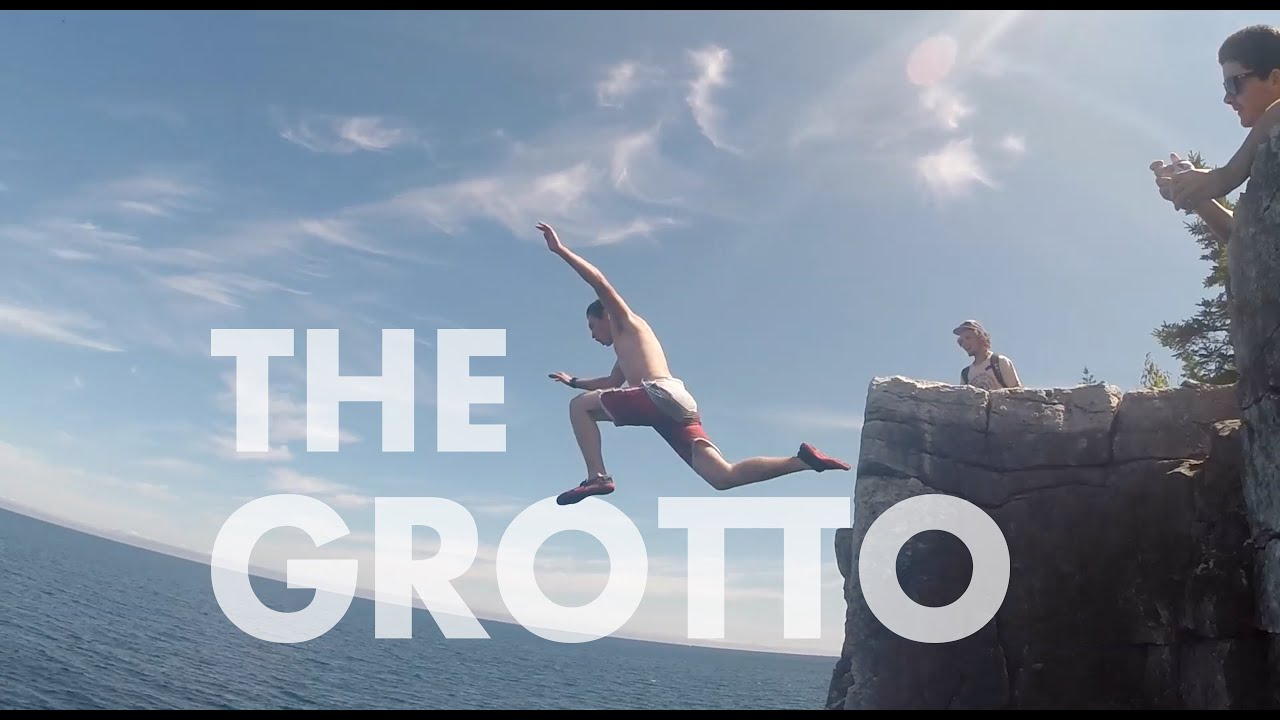 GoPro Cliff jumping, Tobermory Ontario The Grotto - YouTube