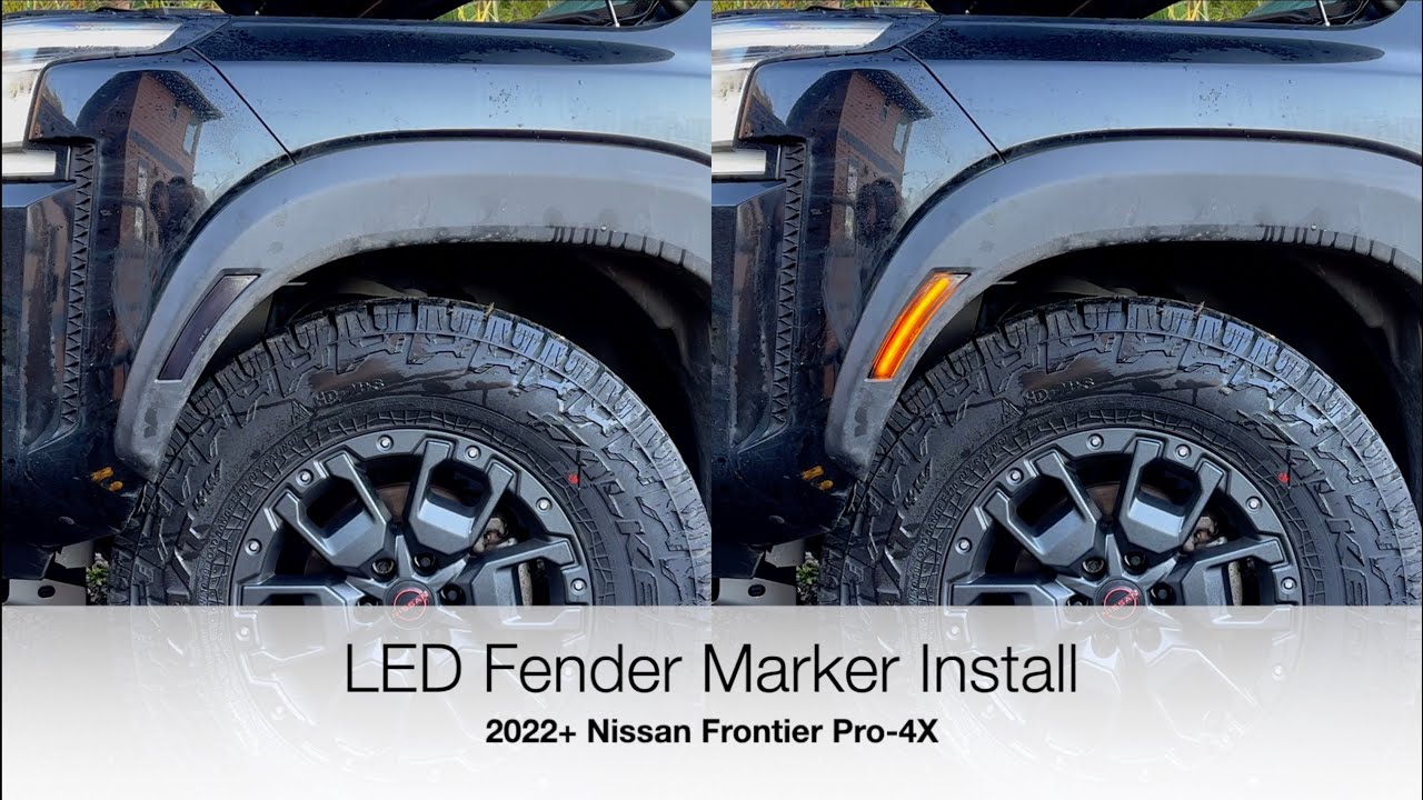 LED Fender Markers Install - YouTube