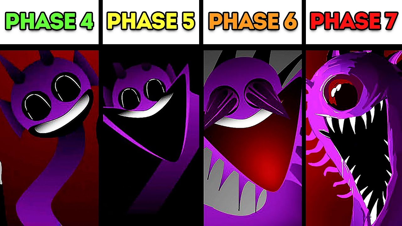 NEW PHASE! Phase 4 VS Phase 5 VS Phase 6 VS Phase 7 in Incredibox ...