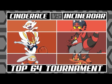 CINDERACE vs INCINEROAR | Top 64 Pokémon Tournament: Battle #32 | Alola ...