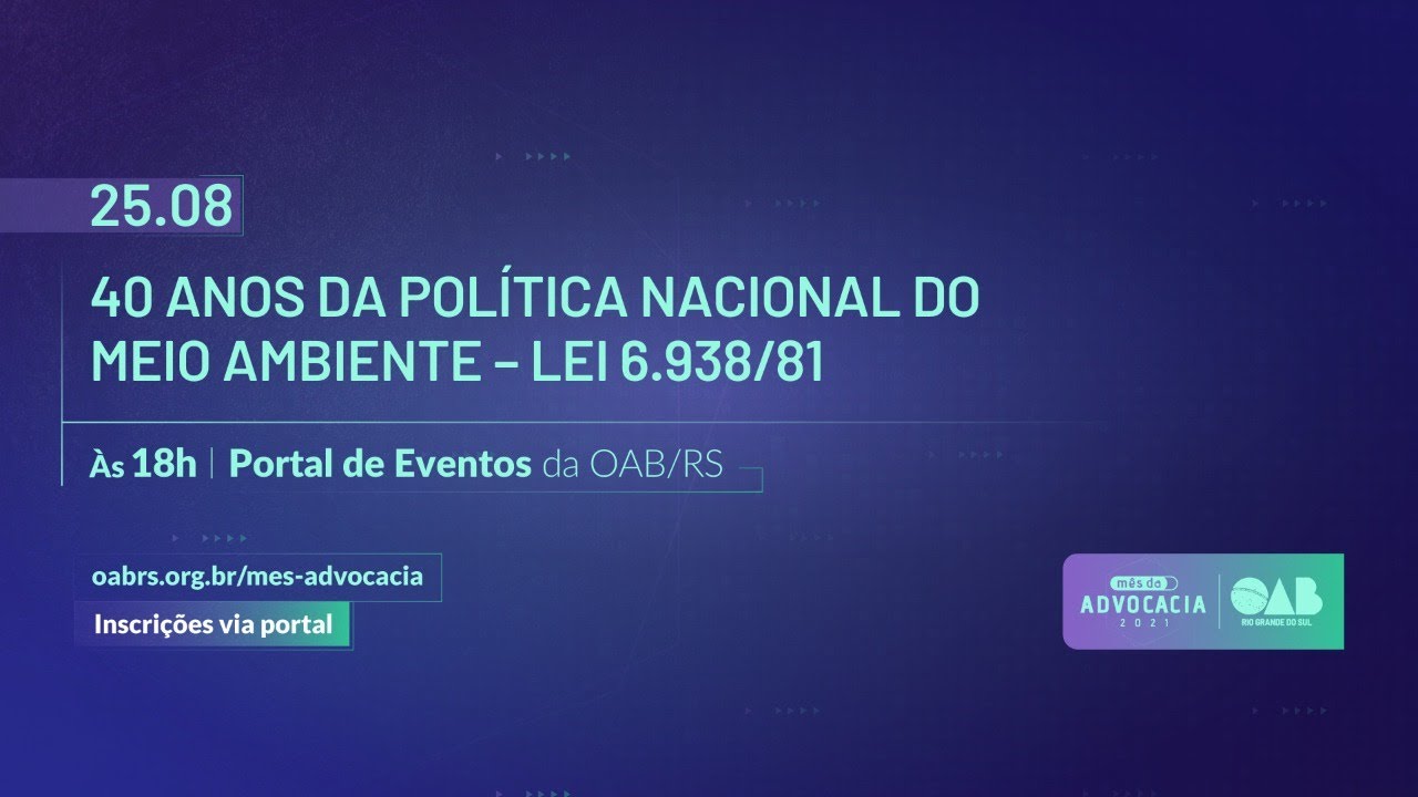 40 Anos Da Política Nacional Do Meio Ambiente Lei 6 938 81 Youtube