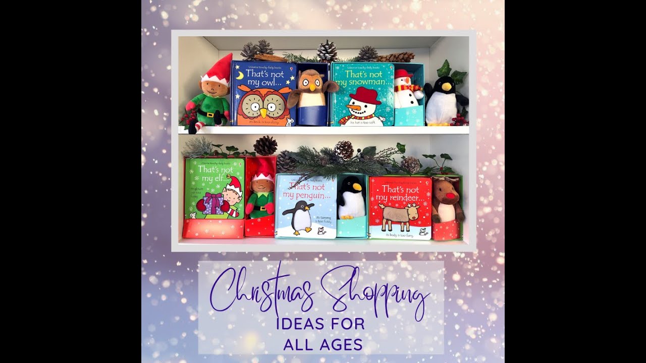 Usborne Book Shaped Christmas Present Ideas for all Ages - YouTube