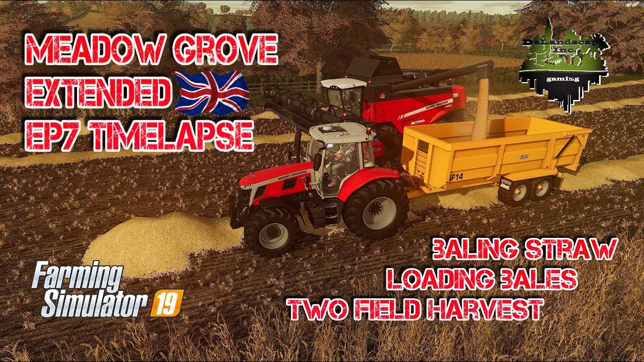 Meadow Grove Extended Ep7 Timelapse Harvest Fs19 Farming Simulator 19 ...