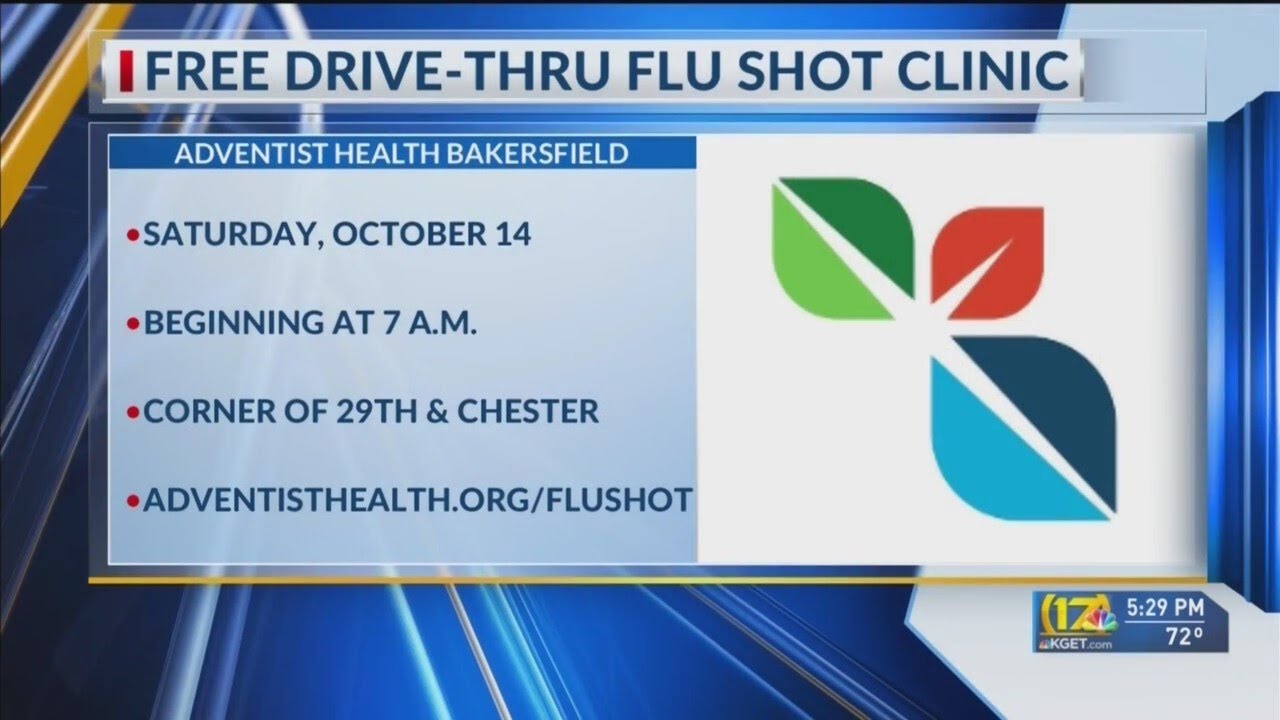 Adventist Health hosting drive-thru shot clinic for no charge - YouTube