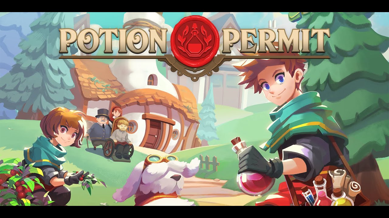 Potion Permit Gameplay (Making Potions To Help Citizens) - YouTube