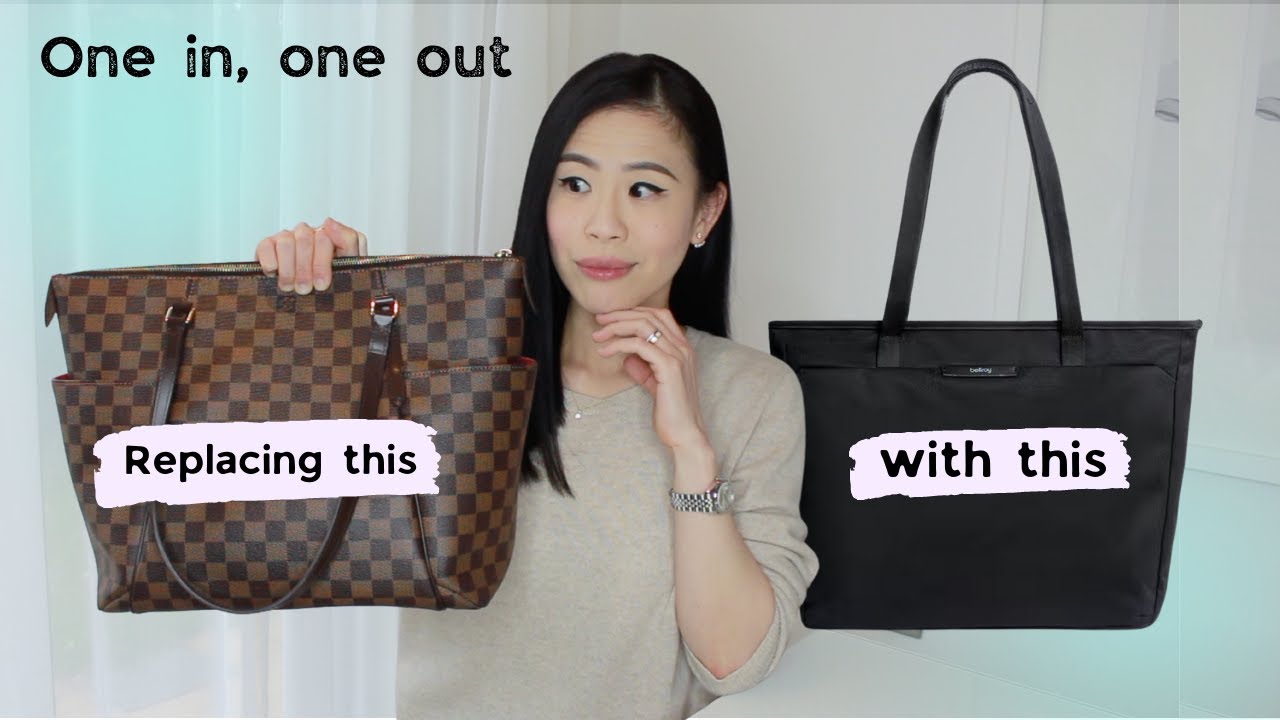 Replacing my LV with high street tote| DECLUTTERING |luxury minimalist ...