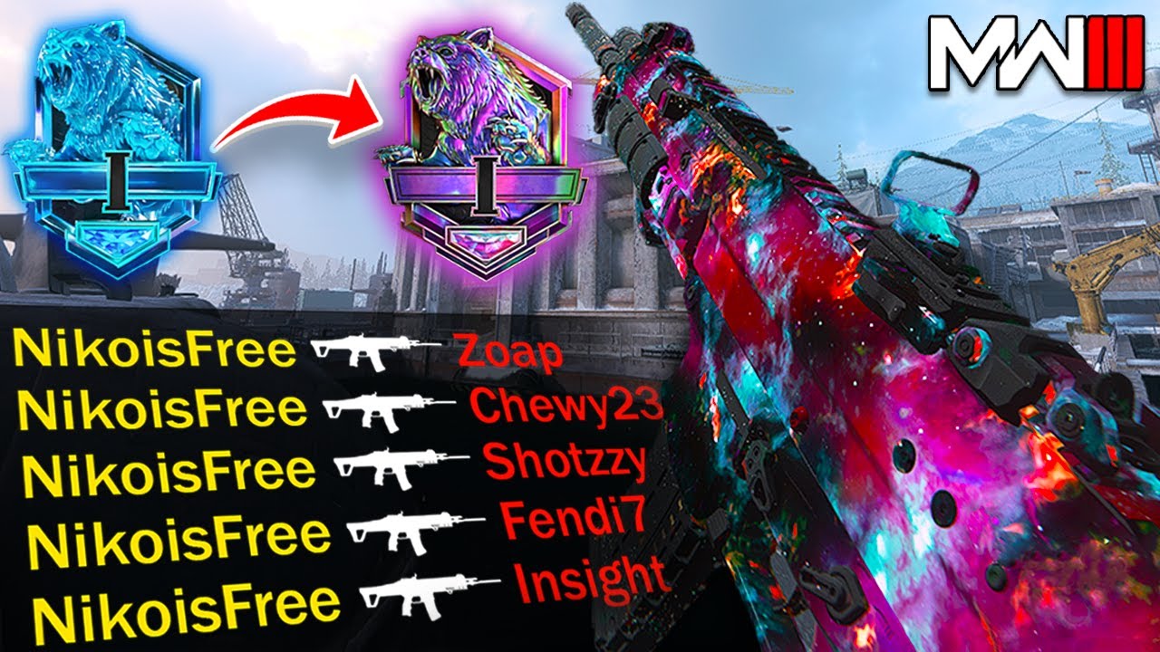 BRONZE To IRIDESCENT Pt.5 (MW3 RANKED PLAY)(Diamond GAMEPLAY) - YouTube