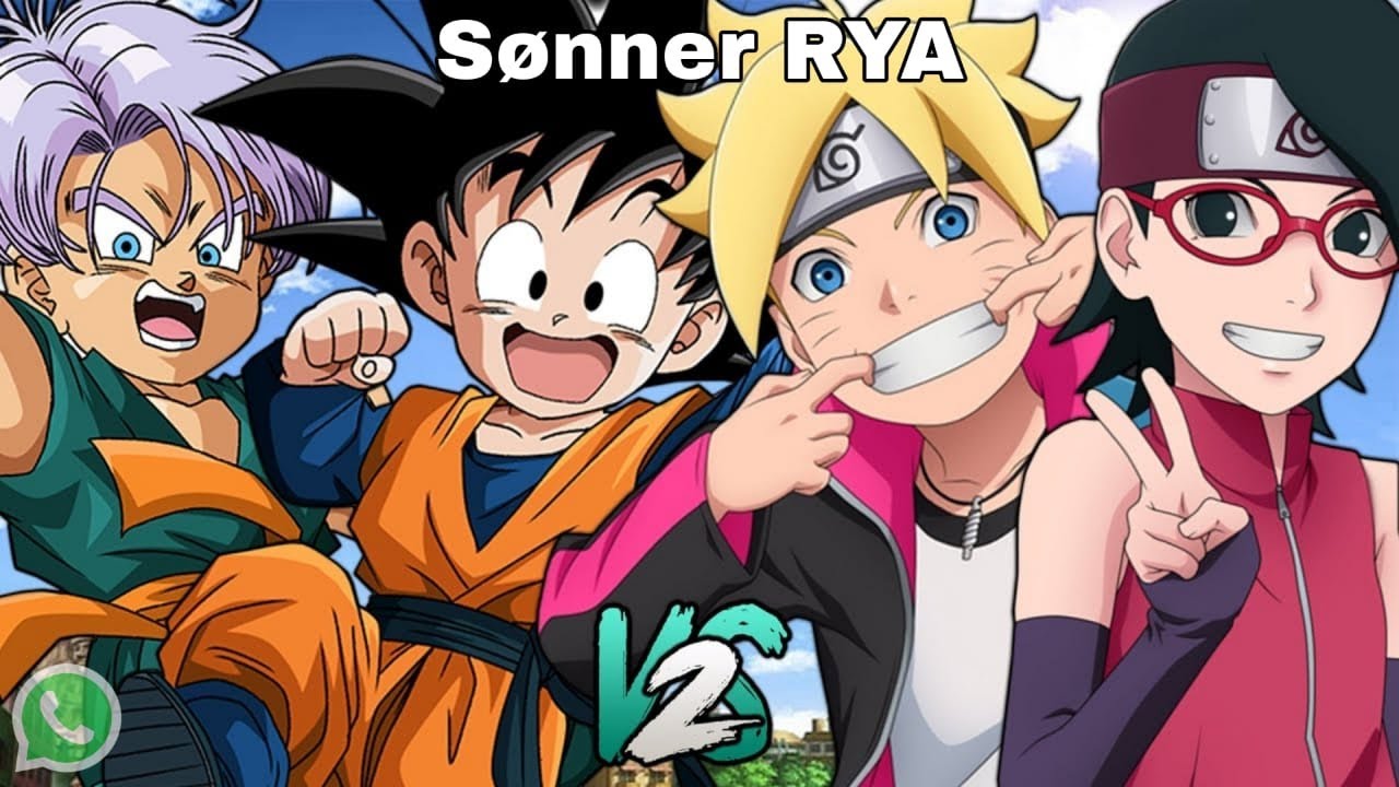 Goten & Trunks vs Boruto & Sarada 2 || Especial 100 || Kballerías de ...