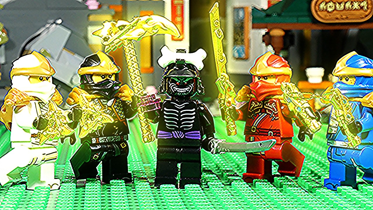 LEGO NINJAGO - LORD GARMADON GOLDEN WEAPON ATTACK + NINJAGO COMPILATION ...