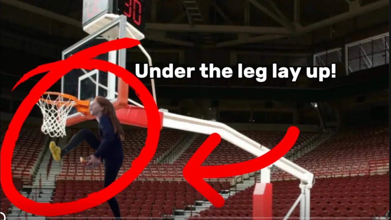 ATTEMPTING AN UNDER THE LEG LAY UP! #ilovejesus - YouTube