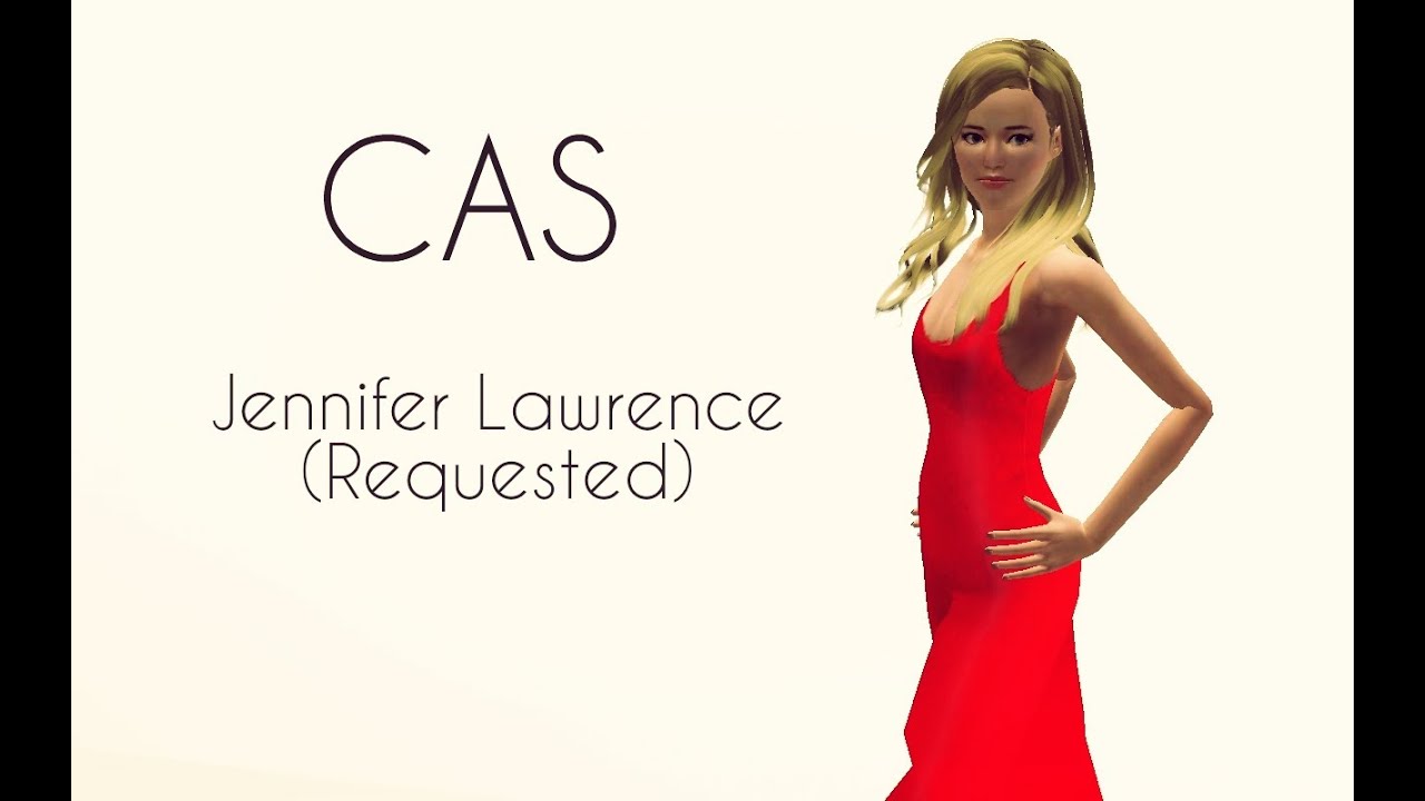 Sims 3 Create A Sim: Jennifer Lawrence - YouTube