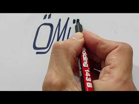 ÖMÜR Yazılışı - Güzel yazı denemesi - güzel yazı yazma teknikleri - güzel yazı