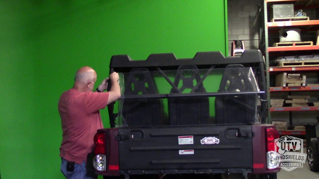 Installation for Dominator X Back Windshield | UTV Windshields ...