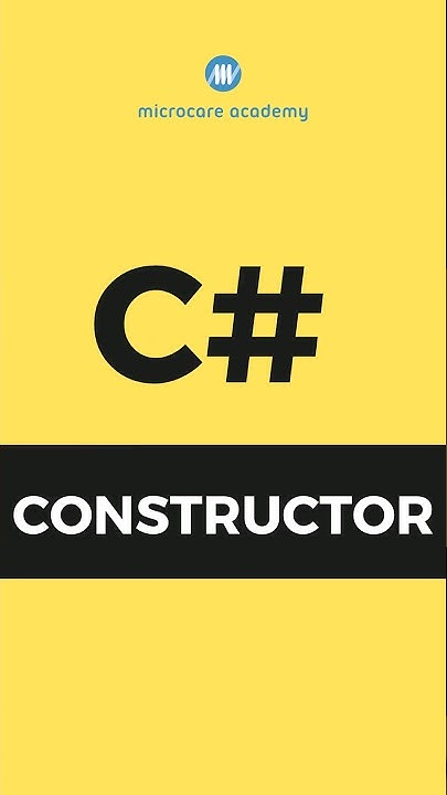 Constructor in C# | #csharp #shorts - YouTube