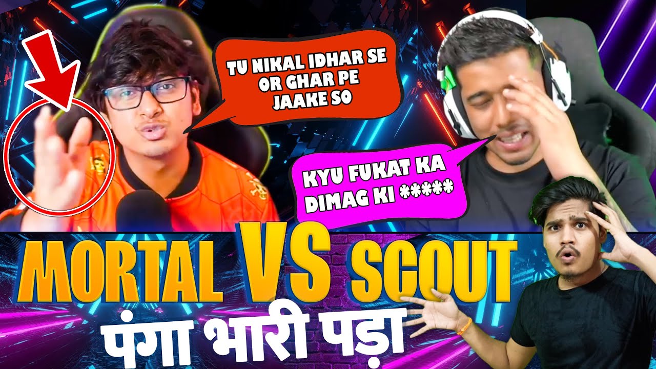 ScoutOP VS MORTAL LIVE | Gaming Entertainment Event Of The Year ...