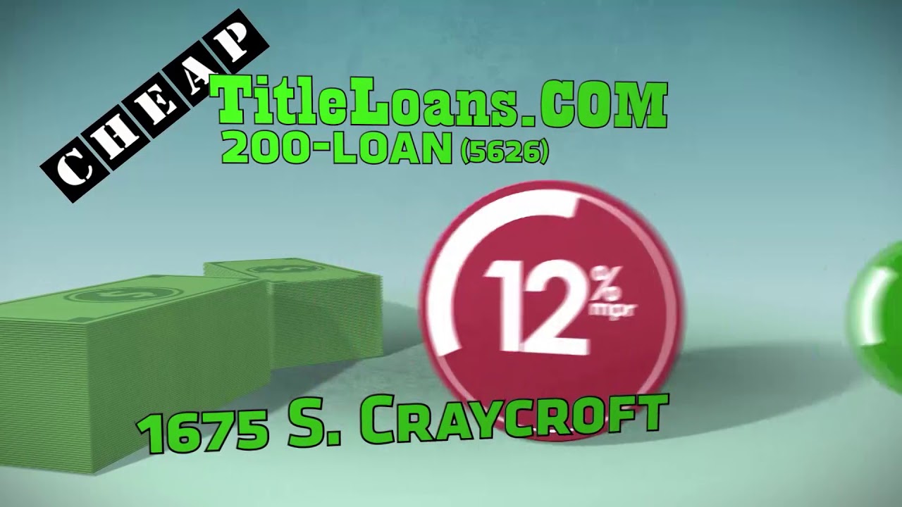 Cheap Title Loans - YouTube