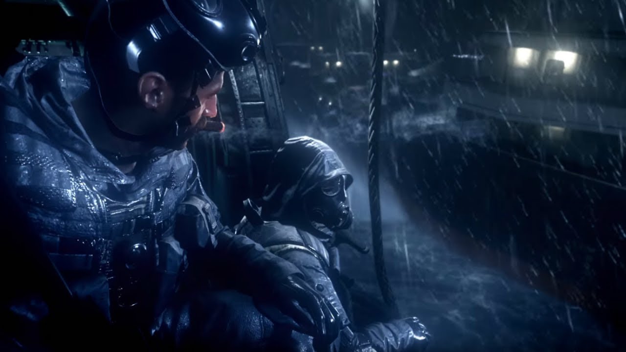 EPIC SHIP ASSAULT ! British SAS in Heavy Combat ! Call of Duty MW1 ...