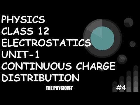 PHYSICS | CLASS 12| ELECTROSTATICS | UNIT 1 |CONTINUOUS CHARGE ...