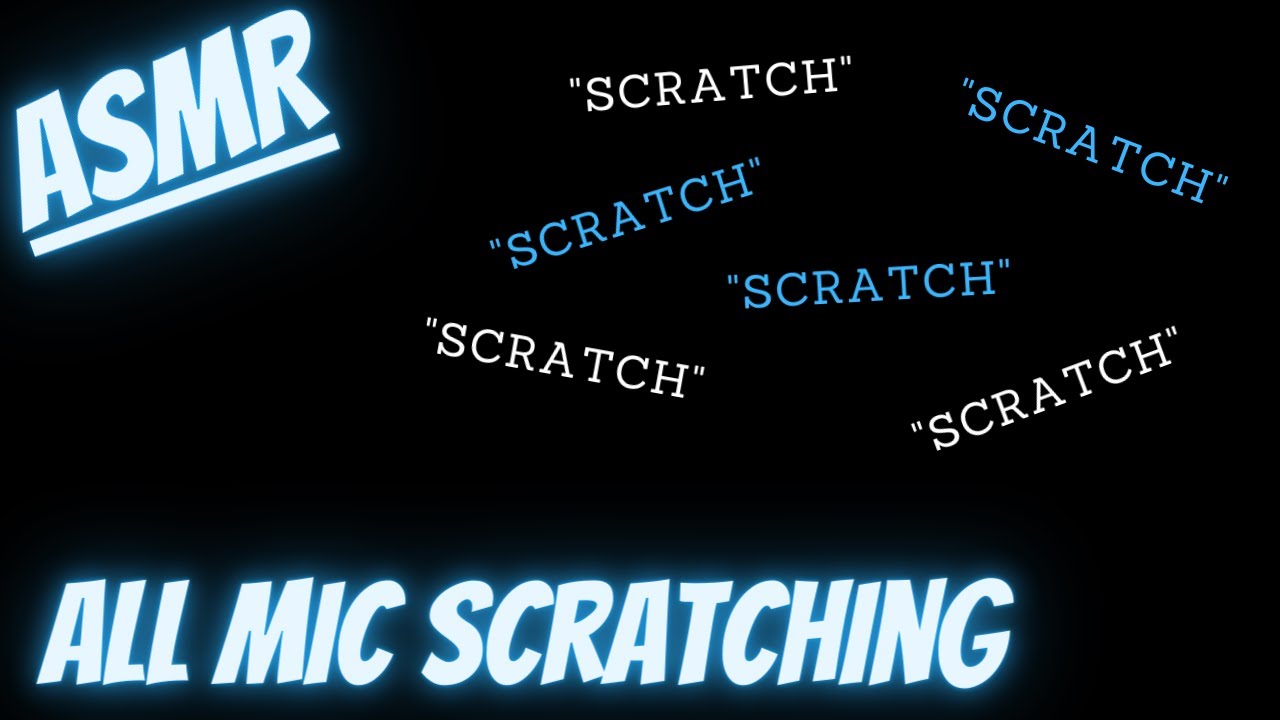ASMR | Fast and Aggressive Mic Scratching | Whispering "Scratch" - YouTube