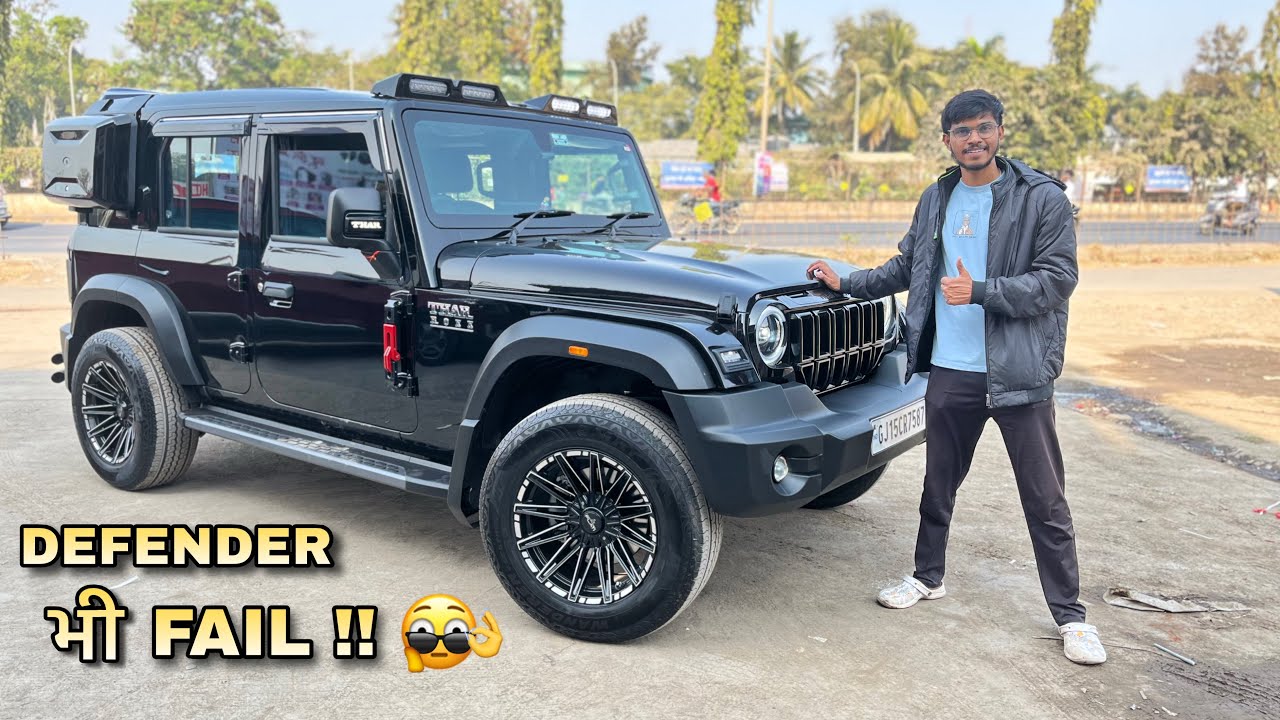 Thar Roxx Defender style Modification !!! - YouTube
