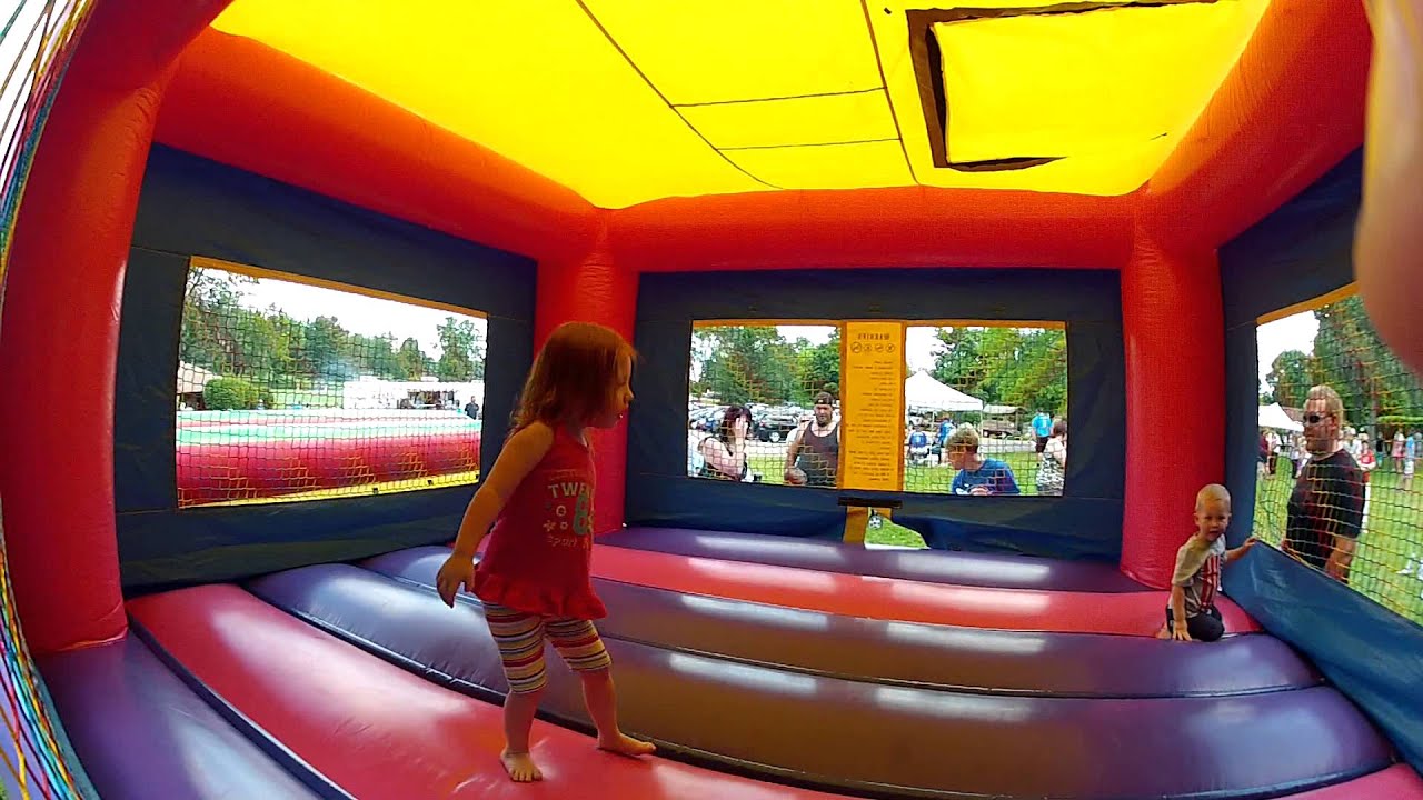 Bounce House July 4th - YouTube