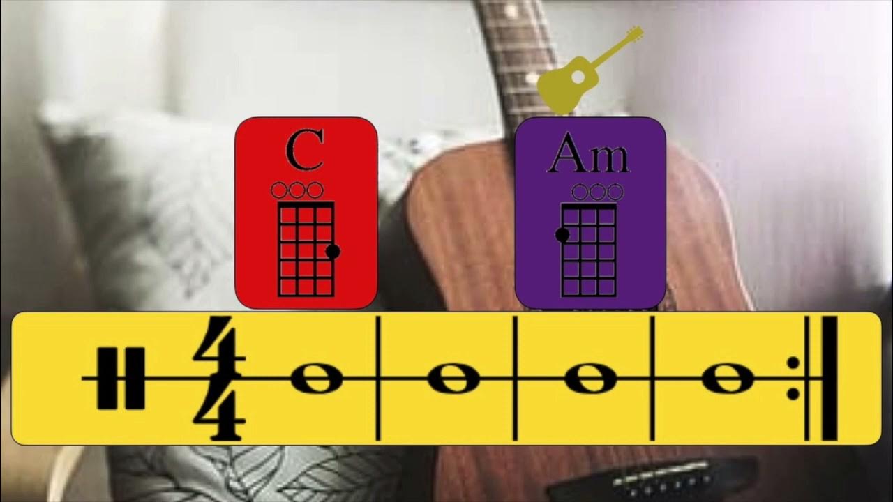 C and Am Ukulele Chord Practice - YouTube